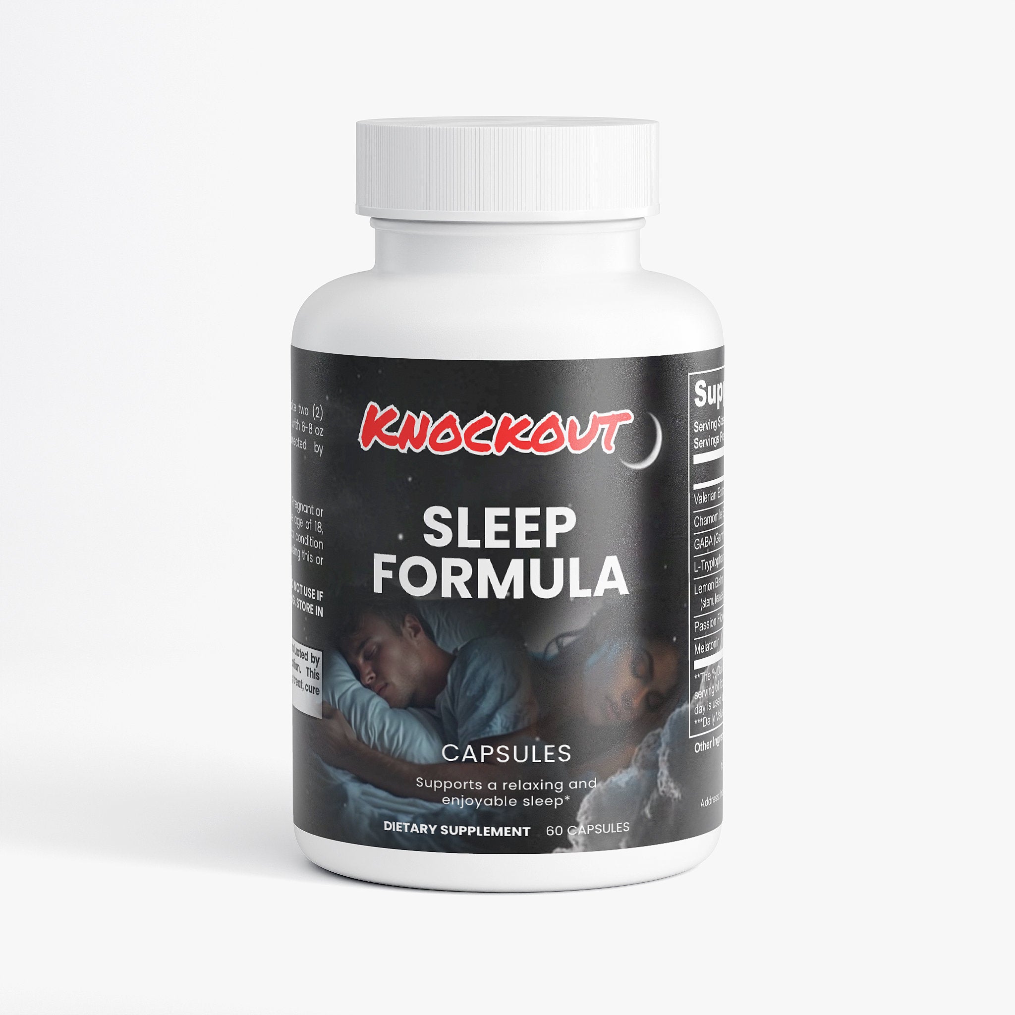 KNOCKOUT - Ultimate Sleep Formula 60 Capsules – Bareknuckle Supplements